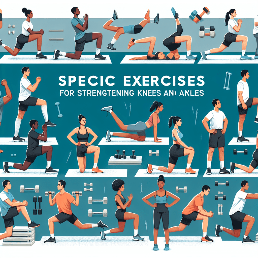 Ejercicios específicos para fortalecer rodillas y tobillos - DGratisDigital