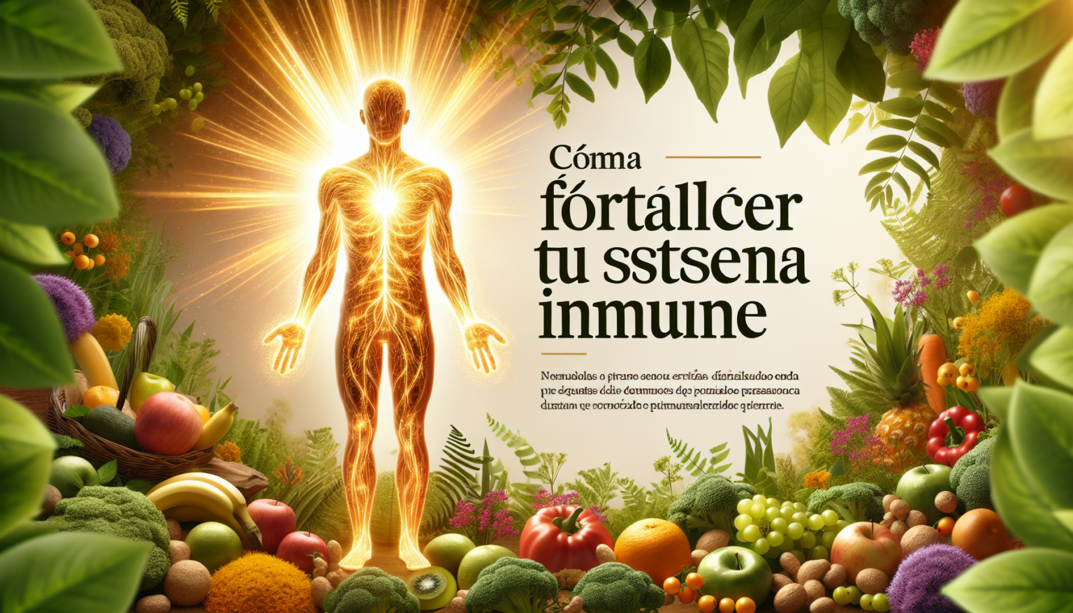 ʼCómo fortalecer tu sistema inmune de forma naturalʼ - DGratisDigital